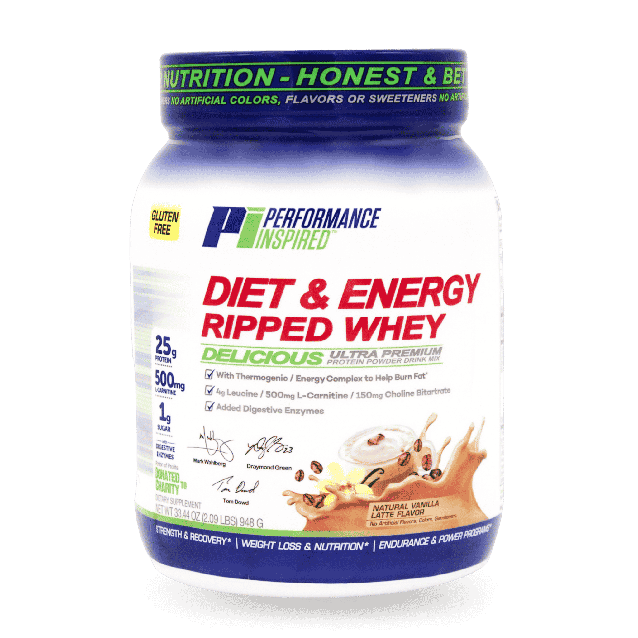 Diet & Energy Ripped Whey Protein – Performance Inspired Nutrition