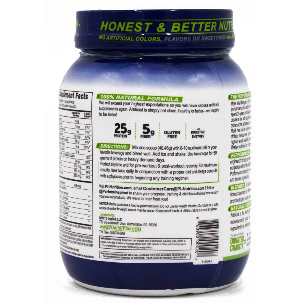 Performance Whey Protein Powder - Keto Friendly Low Net Carb ...