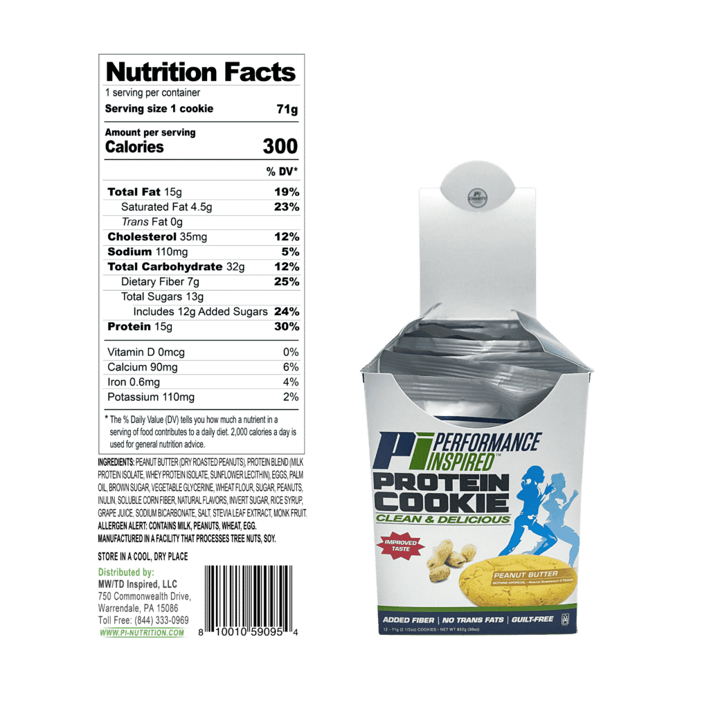 Performance Inspired Nutrition Protein Cookie – Box of 12 - Performance ... Performance Inspired Nutrition Protein Cookie – Box of 12 - Performance ...