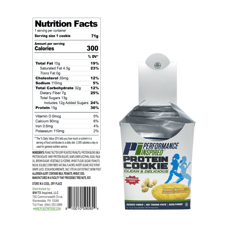 Performance Inspired Nutrition Protein Cookie – Box of 12 - Performance ...
