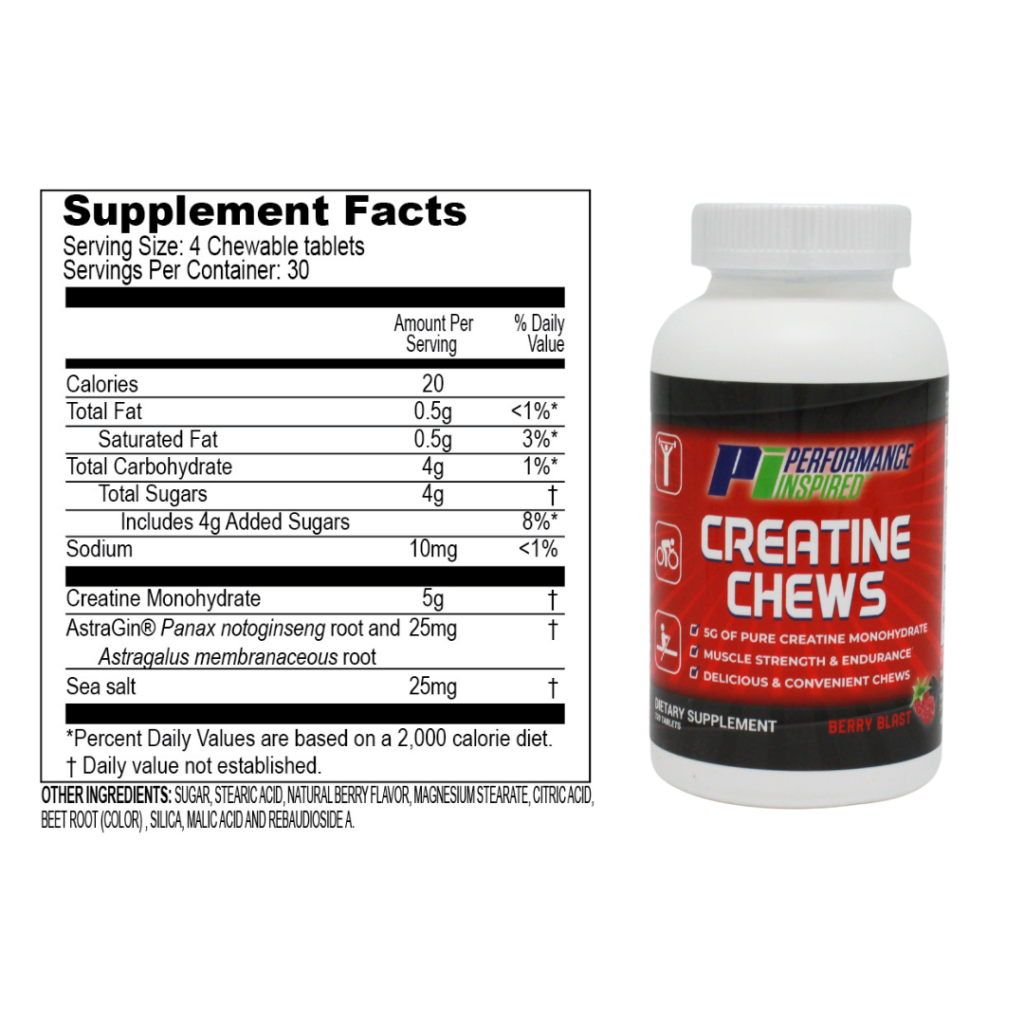 Creatine Chews - Performance Inspired Nutrition