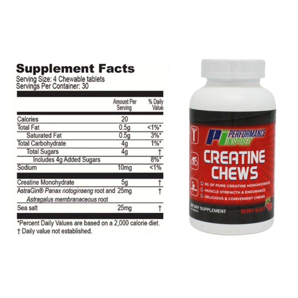 Creatine Chews – Performance Inspired Nutrition