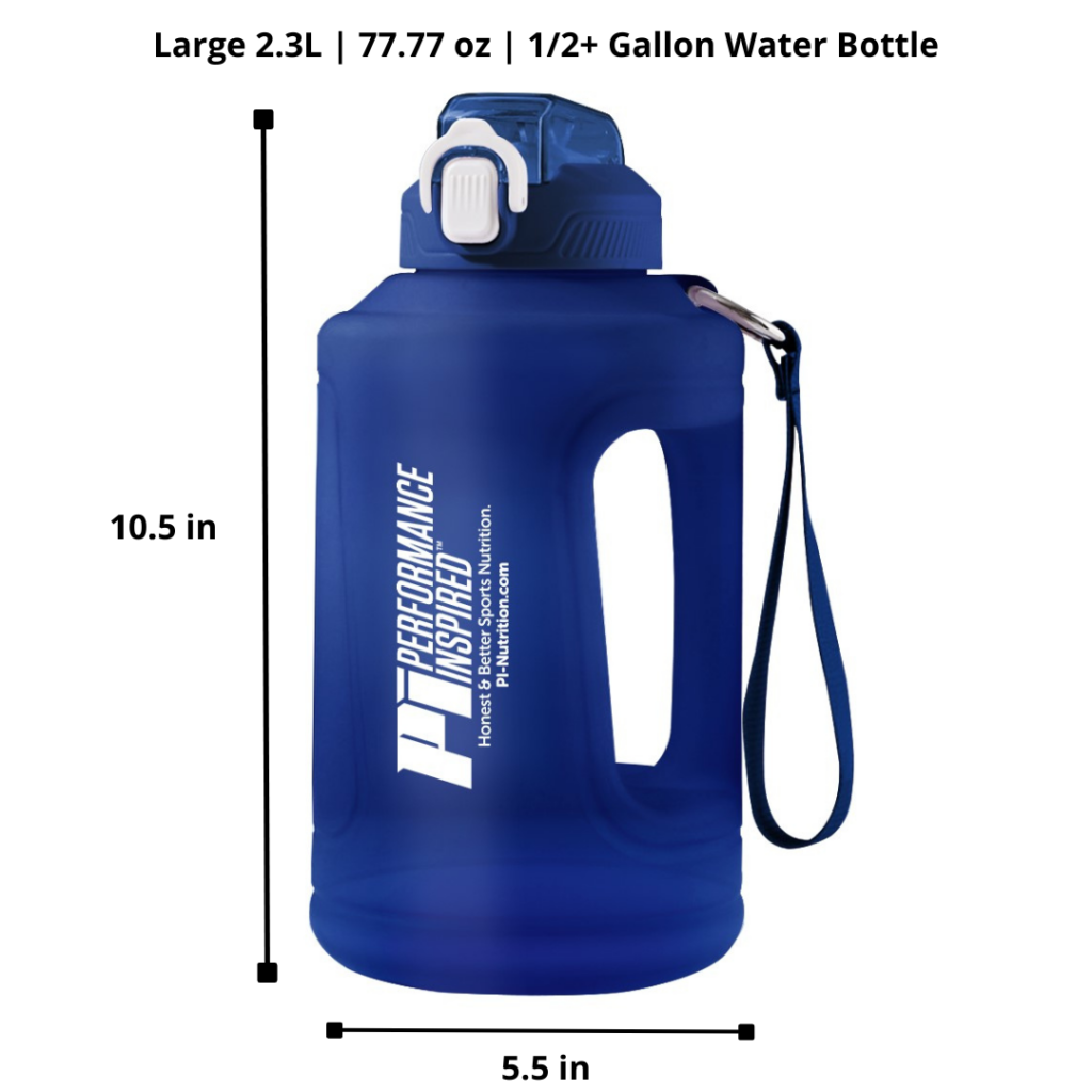 Performance Inspired ½ Gallon Water Jug - Performance Inspired Nutrition